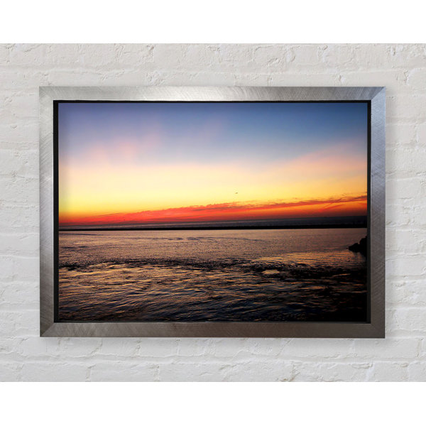 Haus am Meer Oceans Skyline Gerahmter Druck Wandkunst | Wayfair.de